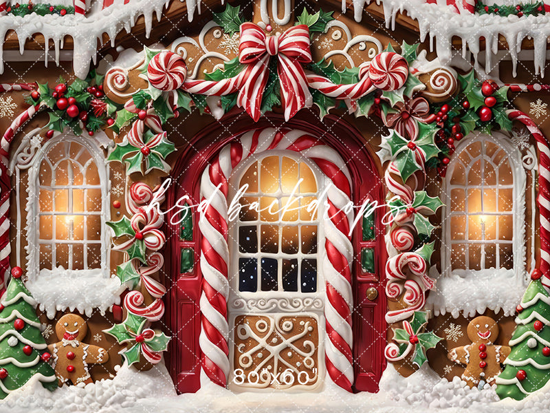 Jolly Gingerbread Men Christmas Photo Background – HSD Photography ...