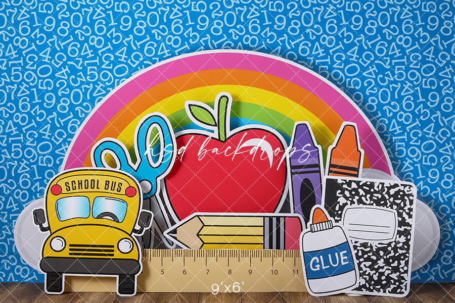 Welcome to Class Back to School Photography Backdrop