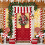 Gingerbread House Backdrop. Christmas Backdrops for Photography