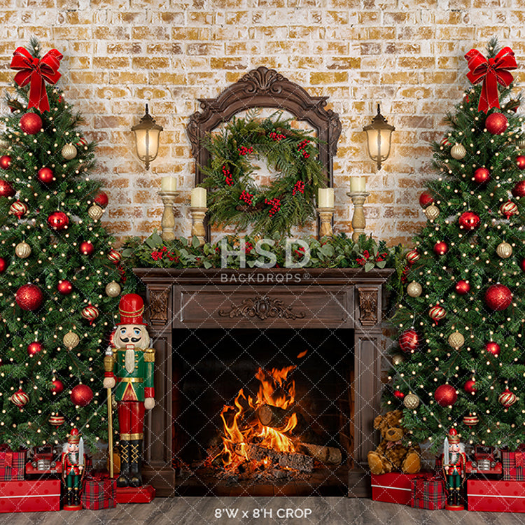 Christmas Village Backdrop with Winter Scene for Photography – HSD ...