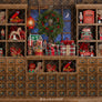 Christmas santa's workshop photo backdrop. Elf Workshop Backdrop