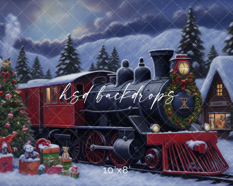 Christmas Train Wallpaper