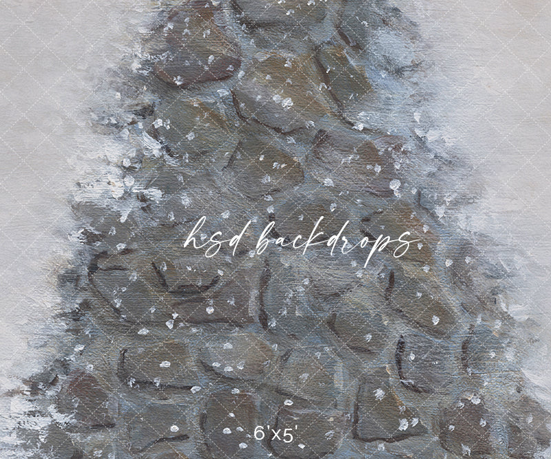 Winter Stone Pathway Photography Rubber Backed Floor Mat – HSD ...