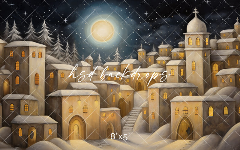 Bethlehem Christmas Photo Backdrop