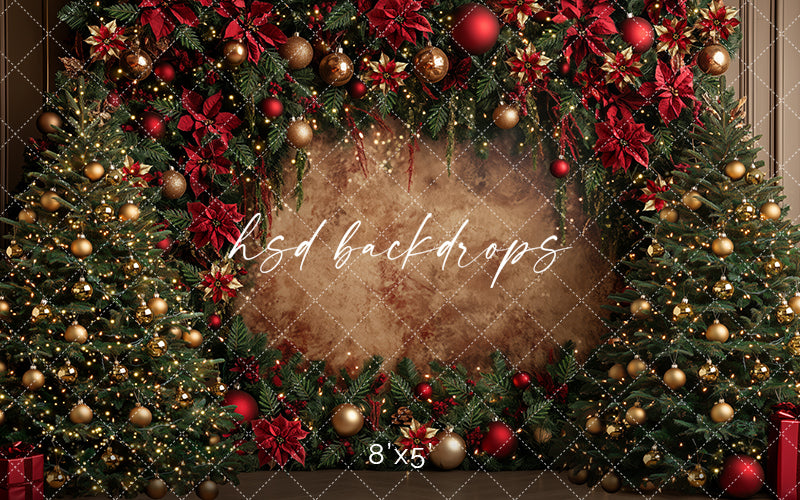 Black Tie Affair Event Christmas Photo Booth Backdrop