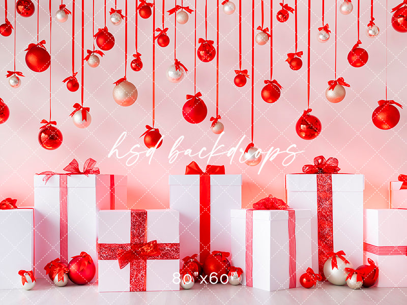 Christmas Present Phtoography Backdrop - poly paper, fabric, fleece ...