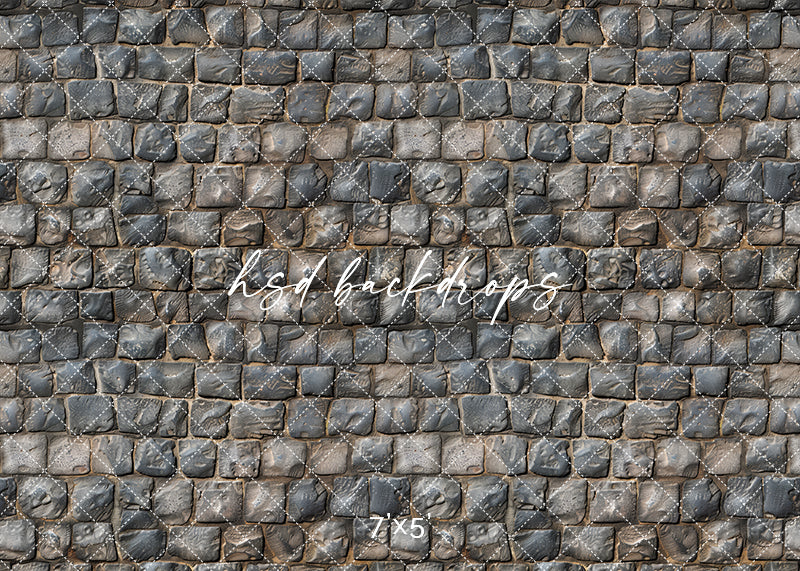 Grey Stone Floor photography backdrop floor drop