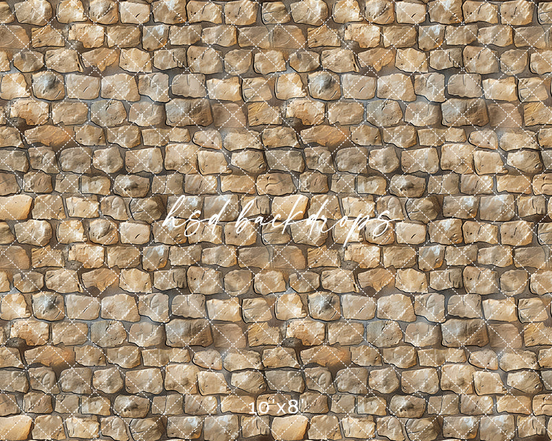 brown cobblestone photography backdrop floor