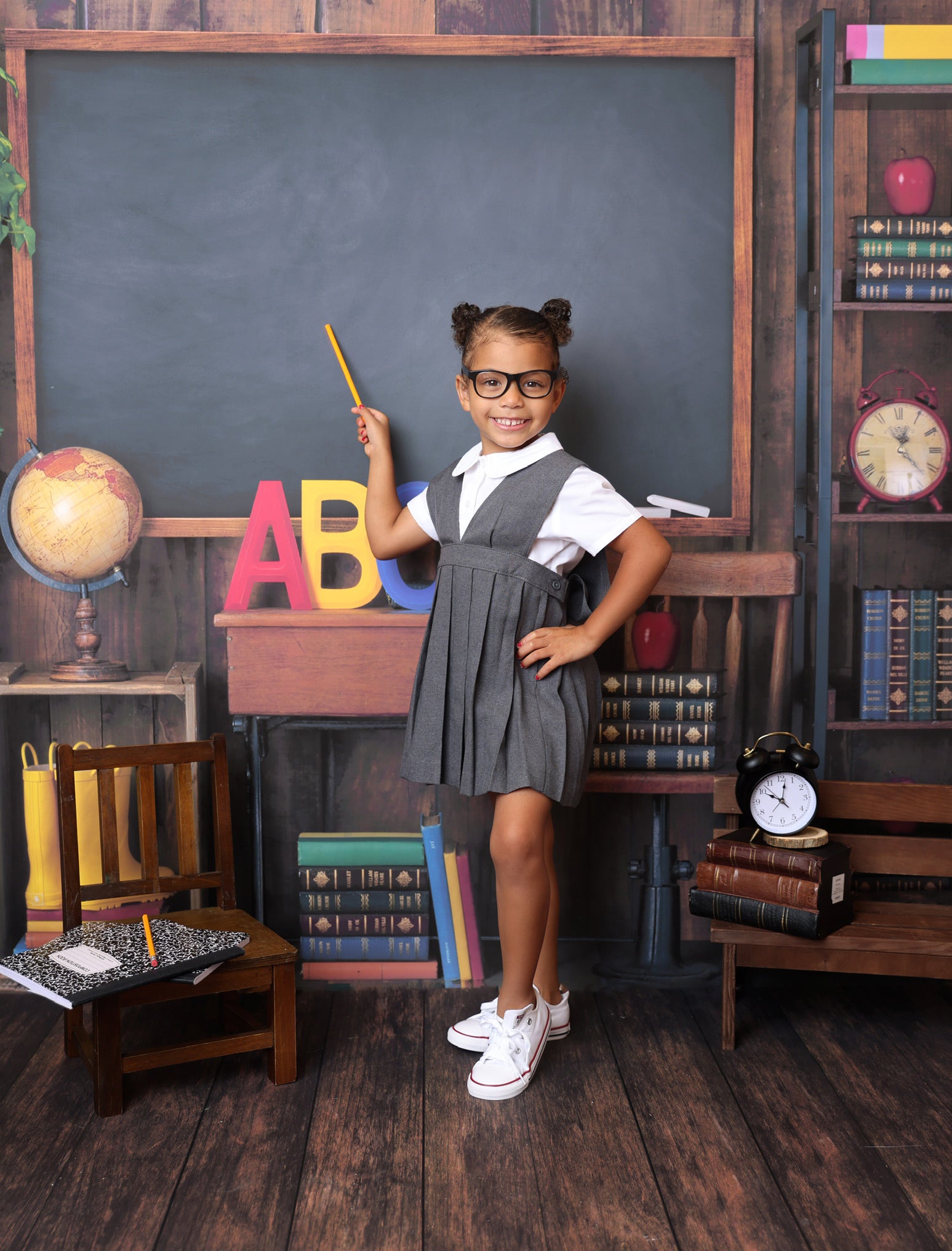 Back to School Classroom Photo Backdrop for Photography – HSD ...