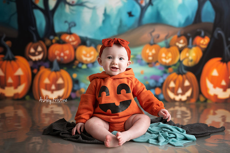 Spooky One Backdrop for Halloween Themed Photos
