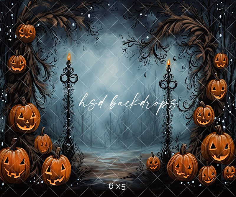 Spooky Halloween Themed Backdrop for Photography