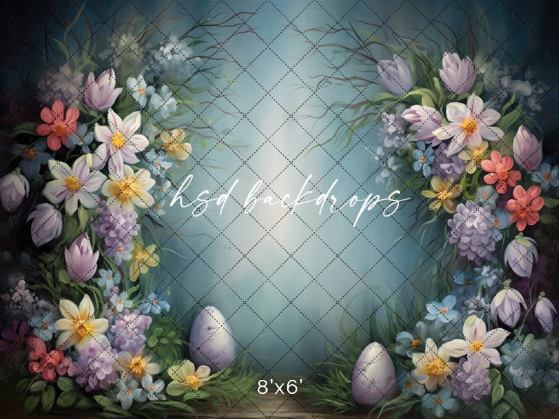 Spring Backdrop for Photography | Easter Blossoms