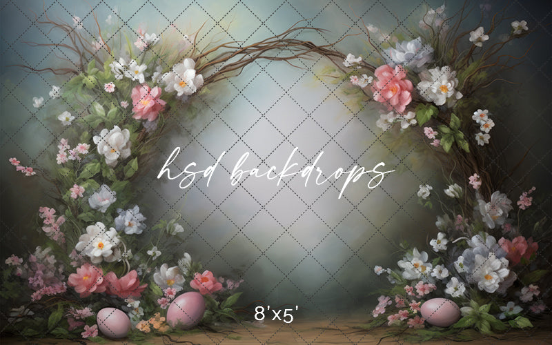 Easter Theme Backdrop for Photography | Under the Easter Arch