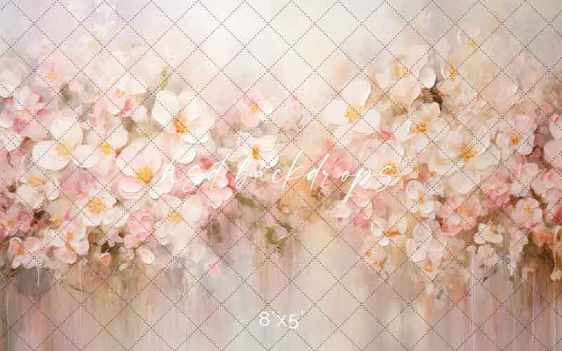 Spring Floral Backdrop for Photography | Fine Art Backdrop