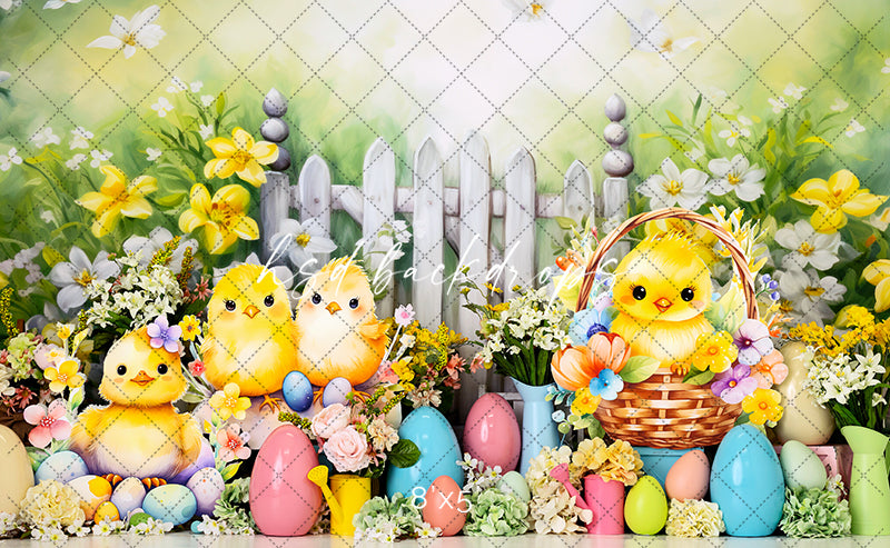 Spring Easter Photography Backdrop for Pictures