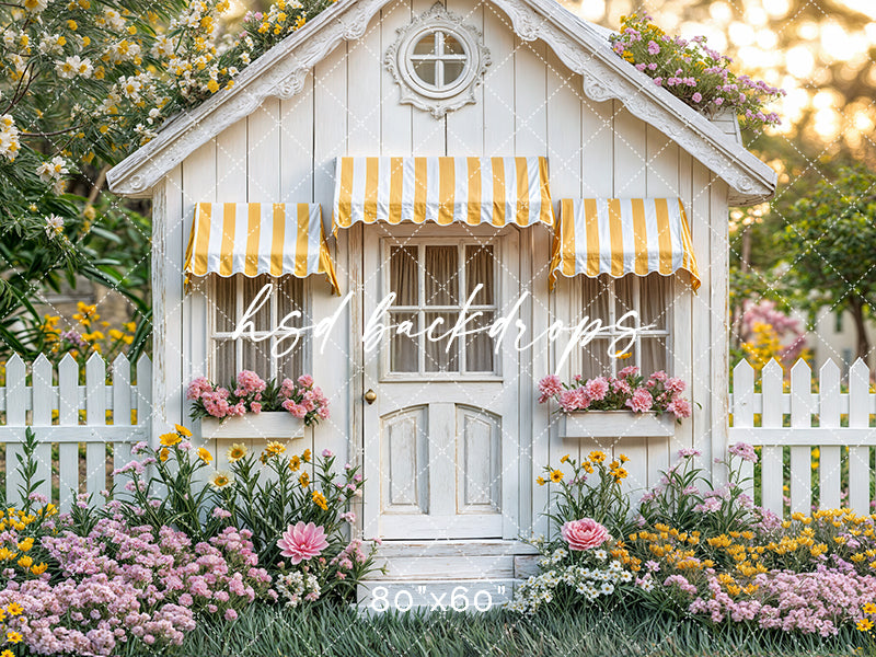 Quaint Spring Cottage Easter Backdrop for Photography – HSD Photography ...