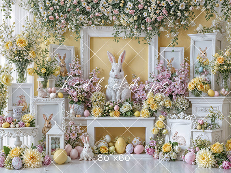 Cute Spring Easter Photo Backdrop | Bunny Boutique – HSD Photography ...