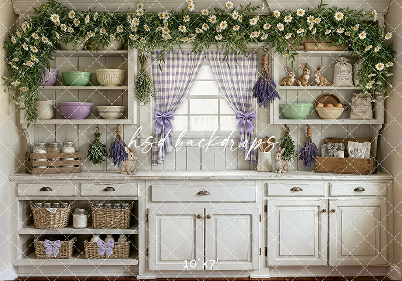 Lavender Spring Farmhouse Kitchen – Easter Baking Backdrop – HSD ...