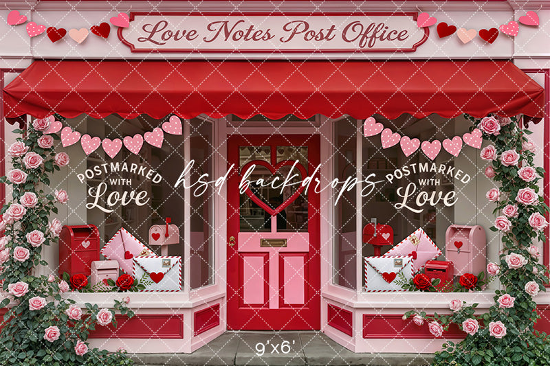 Love Notes Post Office – Valentine’s Day Backdrop – HSD Photography ...