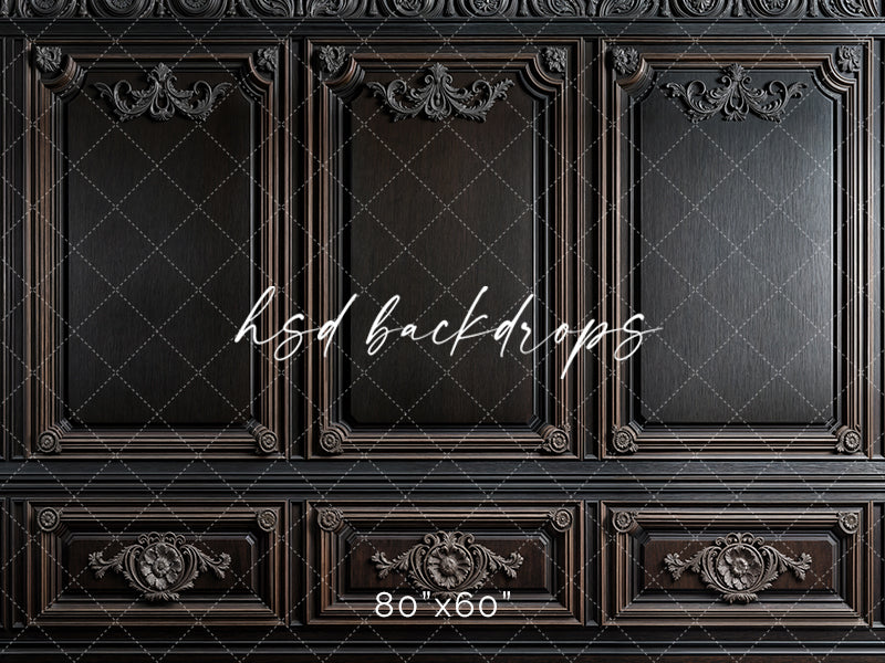Elegant Brown Wainscot Faux Wall Backdrop for Maternity Photos – HSD ...
