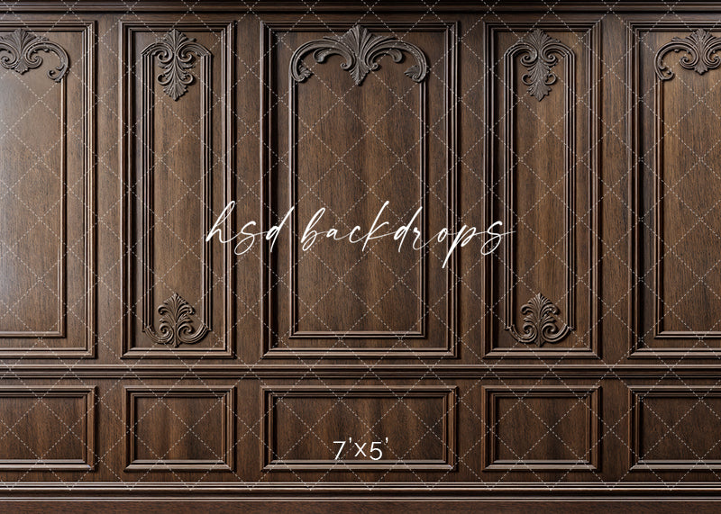 Brown Wainscot Faux Wall Backdrop for Photography | Belmont – HSD ...