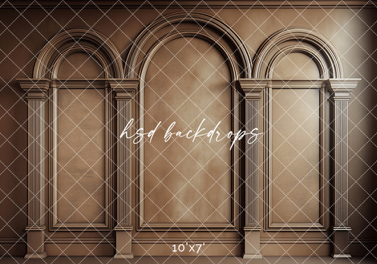 Arched Wainscot Faux Wall Backdrop for Photography | Arcade – HSD ...