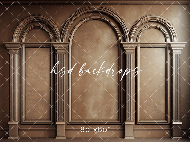 Arched Wainscot Faux Wall Backdrop for Photography | Arcade – HSD ...