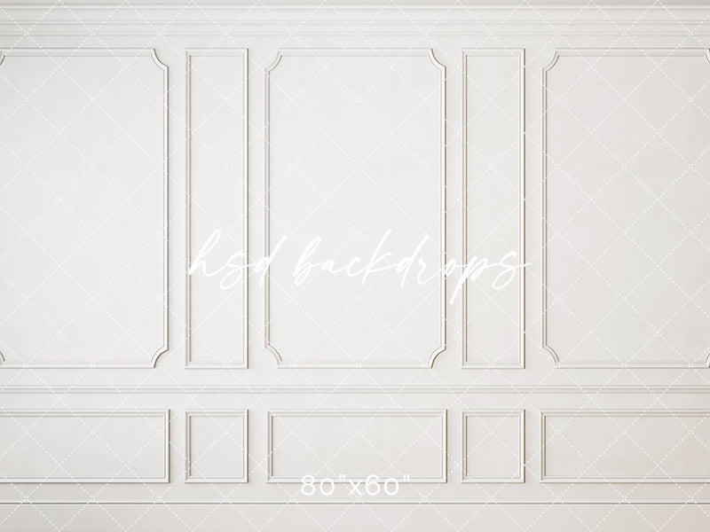 Elegant White Wainscot Faux Wall Backdrop for Photography – HSD ...