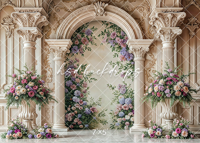 Baroque Victorian Elegant Arched Columns Photo Background | Francesca ...