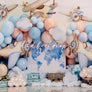 Pilot Themed Backdrop for Airplane Birthday Party Cake Smash Photos