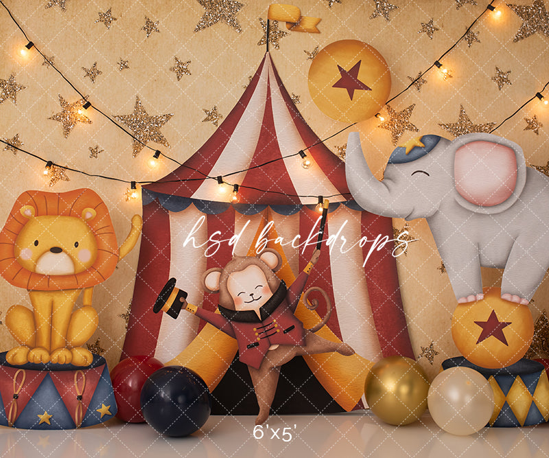 Circus Animal Backdrop