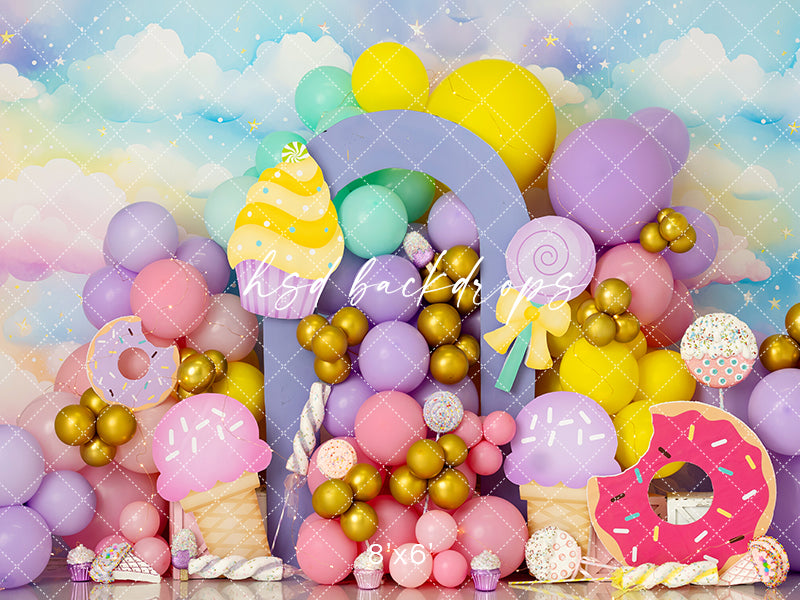 Sweet One Themed Backdrop for Cake Smash Photoshoot for Girls – HSD ...