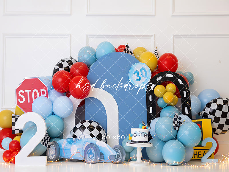 RadpiDOS Two Fast Birthday Cake Smash Backdrop for Photoshoot – HSD ...
