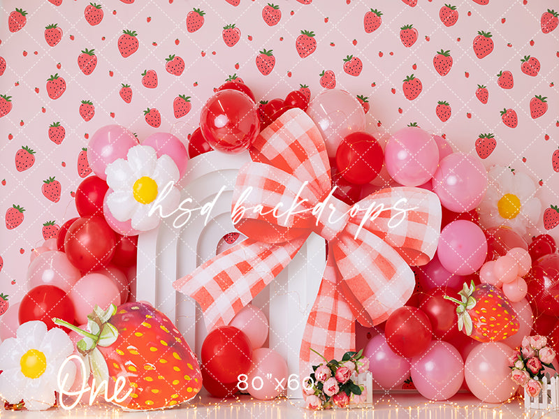 Strawberry Shortcake Backdrop for Cake SmashPhotography – HSD ...
