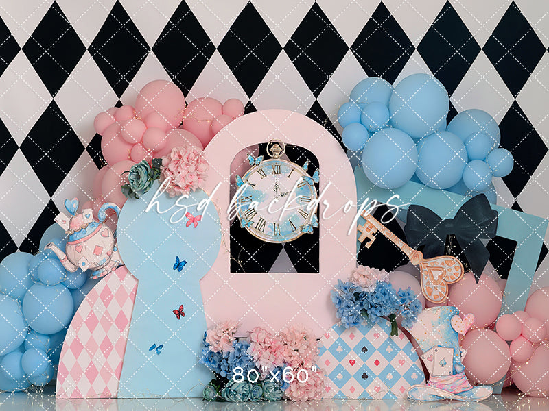 Whimsical Wonderland Tea Party Photography Backdrop – HSD Photography ...