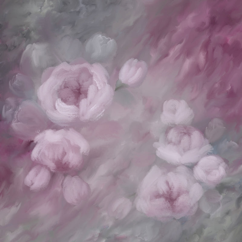 Belle Rose Floral Photography Backdrop for Children's Fine Art Portraits