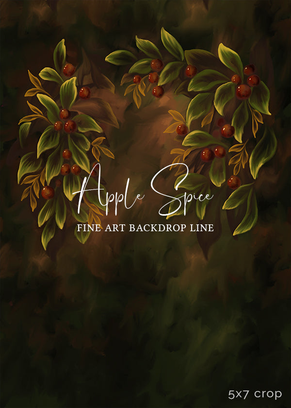 Apple Photo Backdrop for Fall Fine Art Portraits