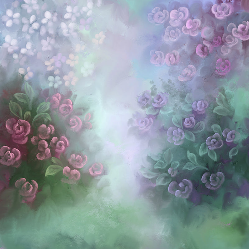 Floral Photo Backdrop for Spring Pictures. Spring Background ...