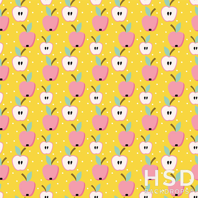 Back to School Backdrop Photography Back to School Background Apples ...