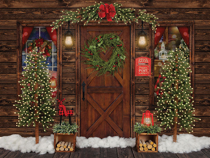 Rustic Christmas Scene