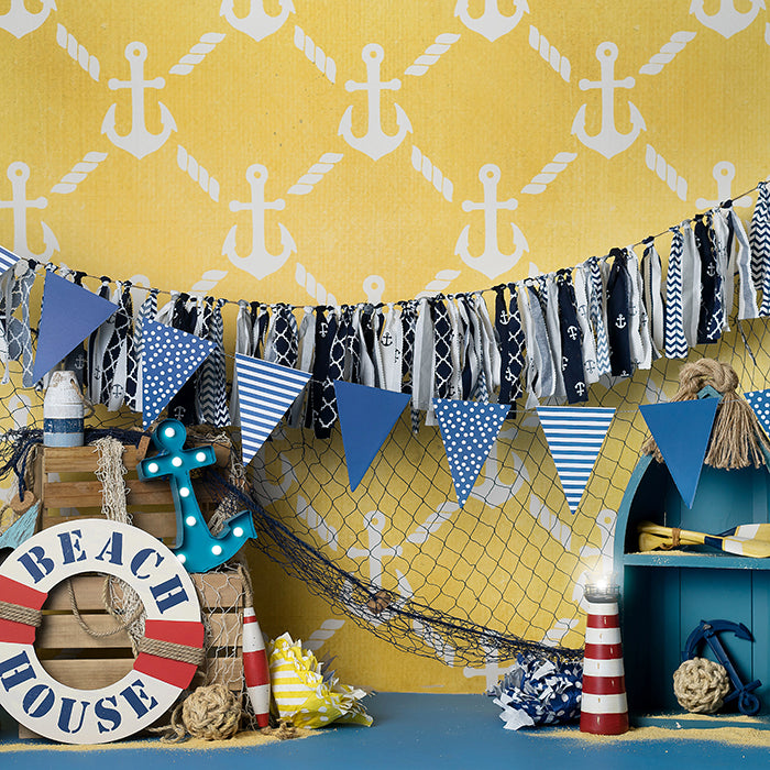 Nautical Photography Backdrop Background Beach Summer Photo Props ...