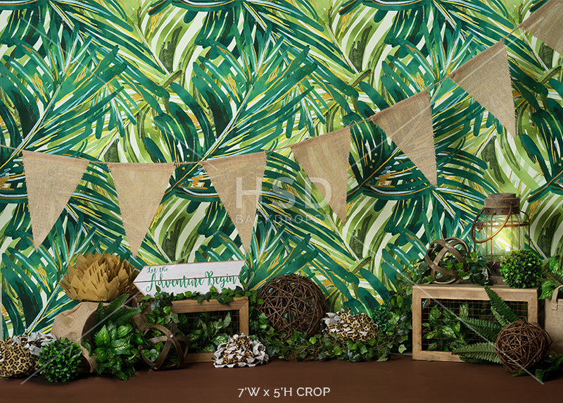 African Safari Jungle Backdrop. Amazon Photo Backdrop.