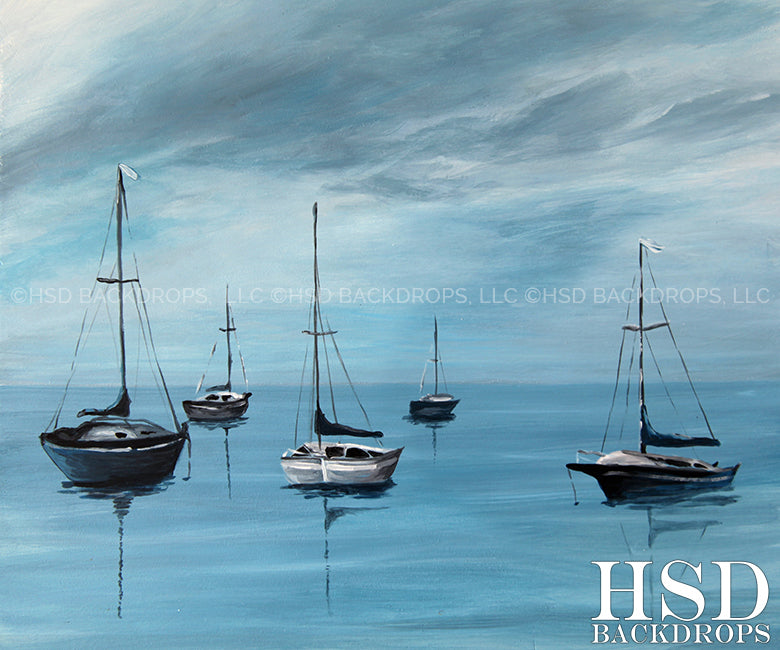 Sail Boats Photography Backdrop Vinyl Fabric Photo Props. – HSD ...
