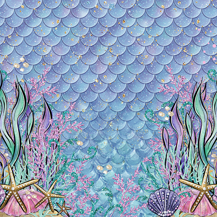 Little Mermaid Ocean Background