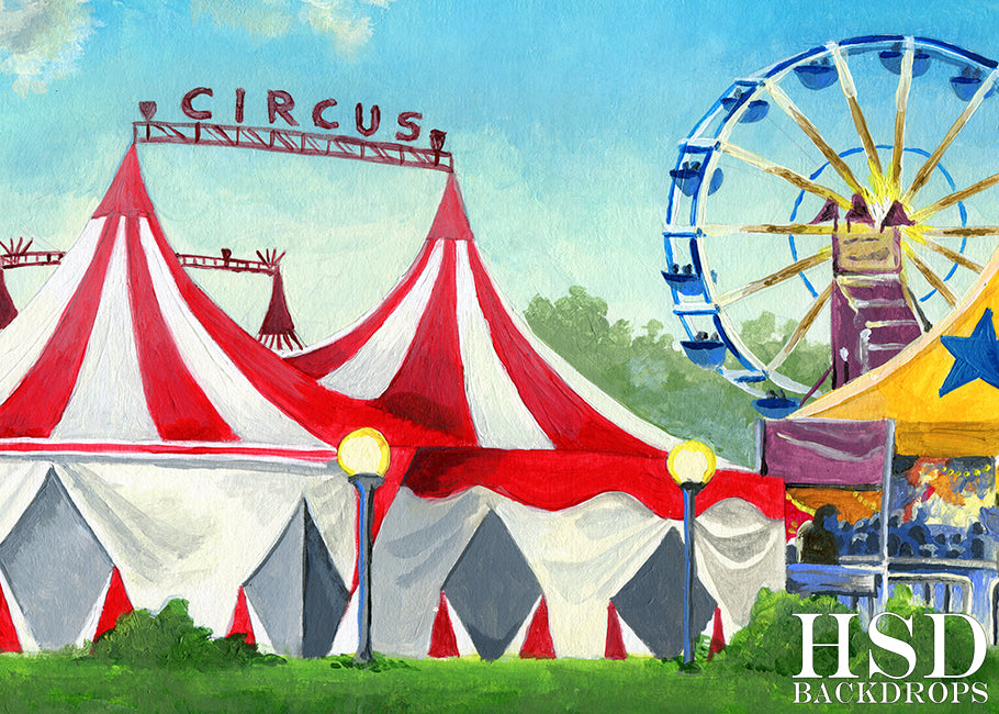 Vintage Carnival Backdrop