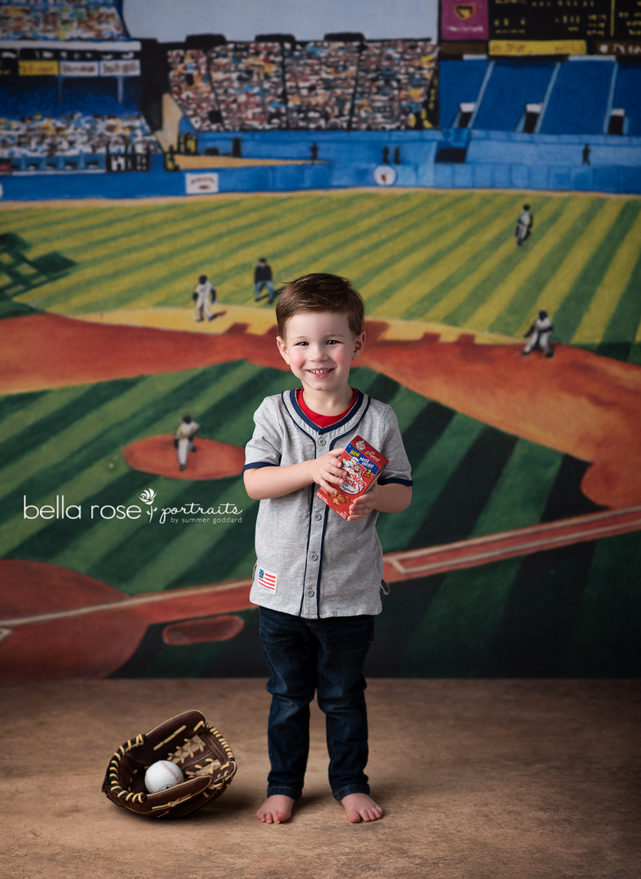 Baseball Photography Backdrop Background Summer Photo Props Boys