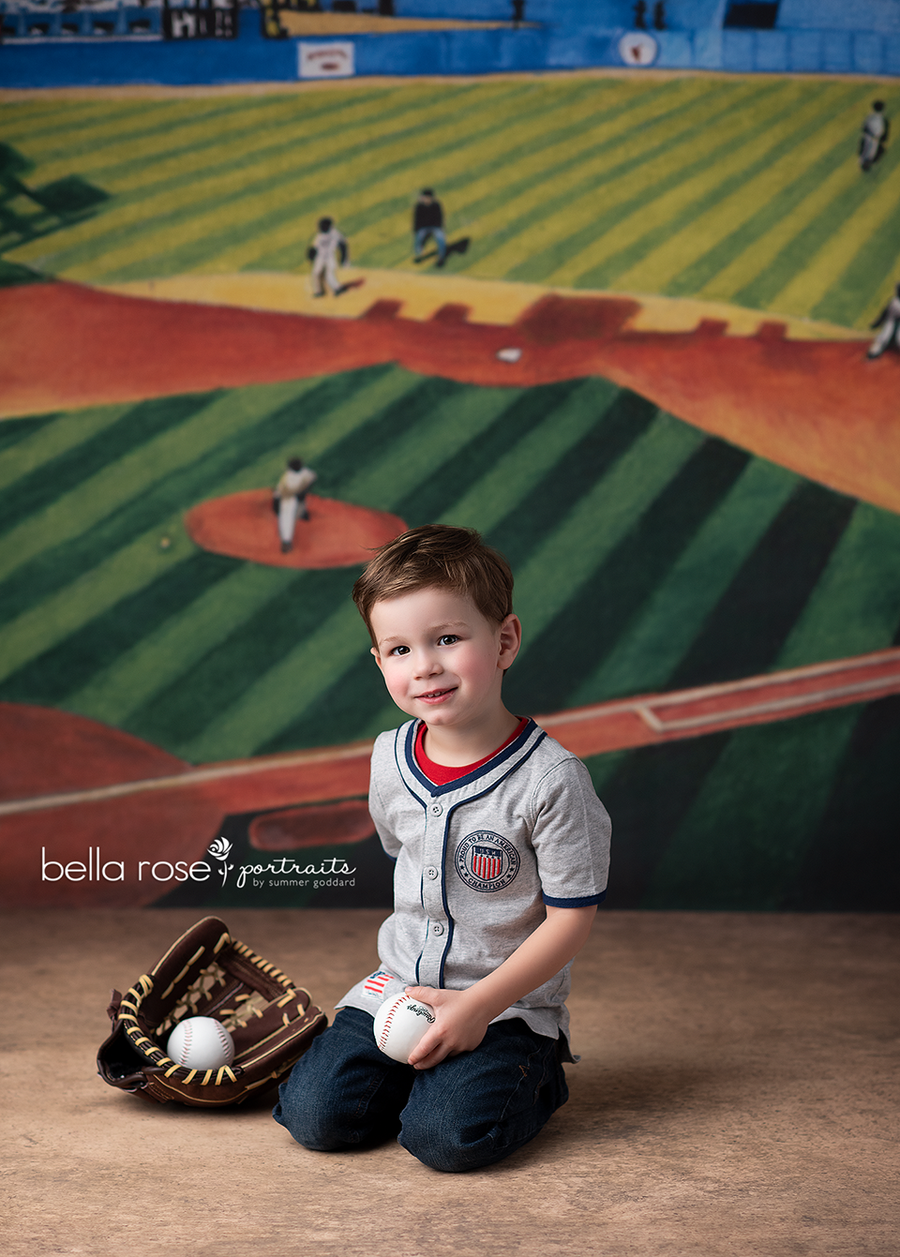 Baseball Photography Backdrop Background Summer Photo Props Boys