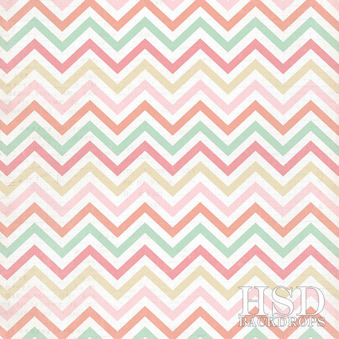 Chevron Spring Photography Backdrop, Easter Photo Background – HSD ...