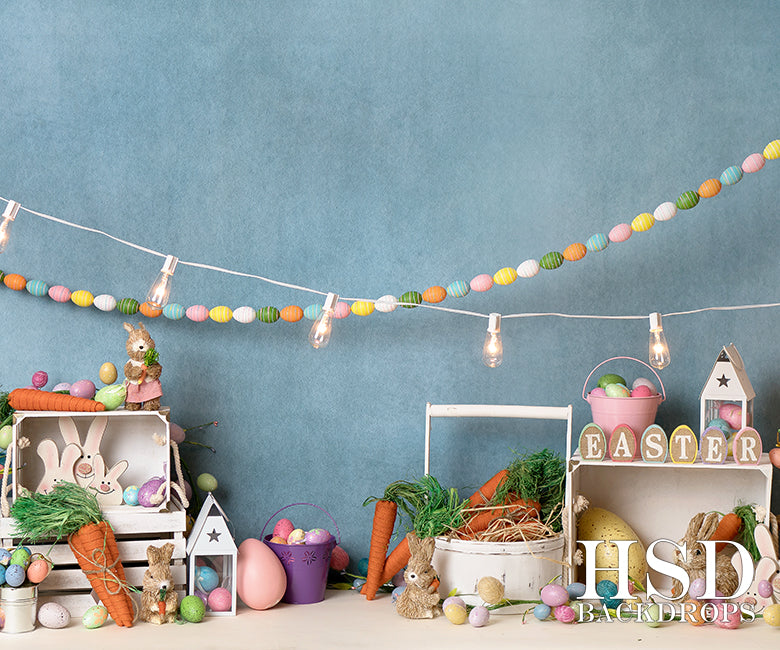 Easter Bunny Photography Backdrop Easter Photo Props Spring Background