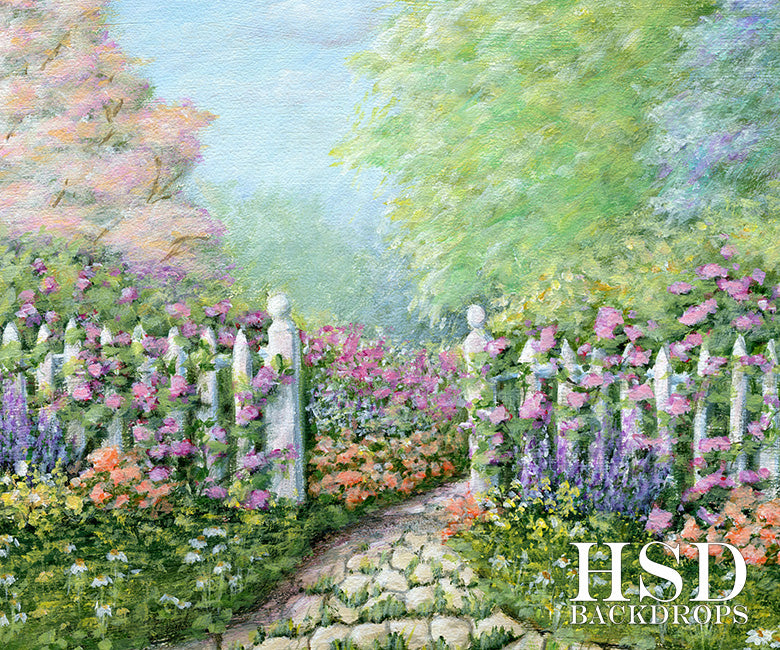 Spring Photography Backdrop Background Photo Props Secret Garden